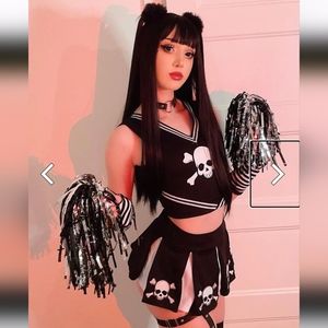 Dolls Kill | Skirts | Deadly Cheerleader Costume Set Xxl | Poshmark